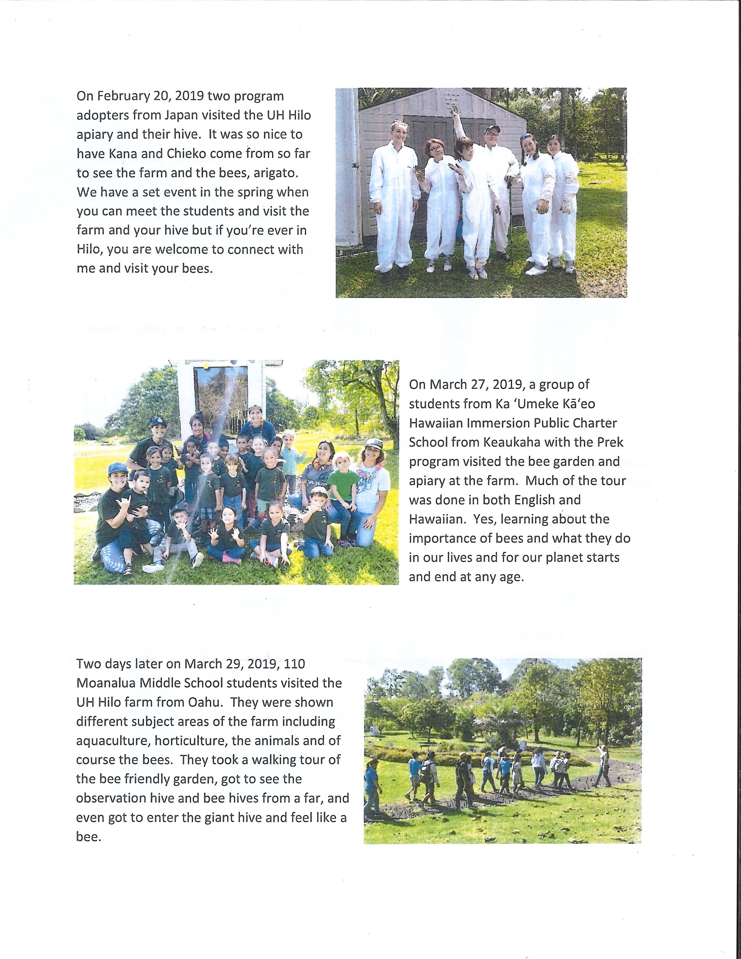 What a Season! Adopt-A-Beehive with Alan Wong Completes its 8th Year ... What a Season! Adopt-A-Beehive with Alan Wong Completes its 8th Year ...